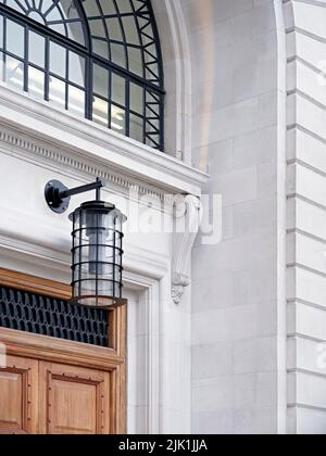 Entrance arch detail. The Gilbert & One Lackington, London, United ...