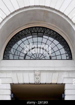Entrance arch detail. The Gilbert & One Lackington, London, United ...