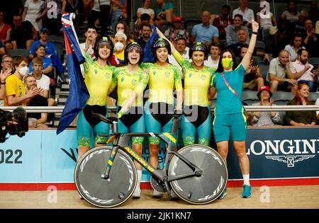 Georgia Baker, Sophie Edwards, Chloe Moran and Maeve Plouffe of ...