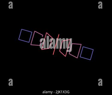 Aniplex, rotated logo, black background Stock Photo - Alamy