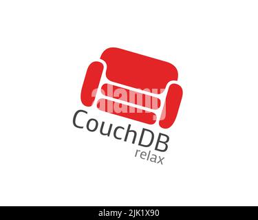 Apache CouchDB, rotated logo, white background Stock Photo - Alamy