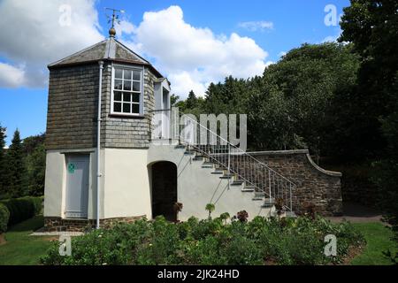 Gazebo at Rosemoor RHS gardens, Devon, England, UK Stock Photo - Alamy