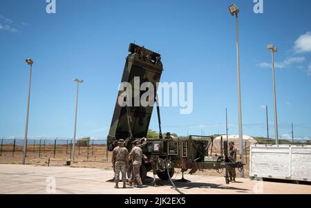 U.S. Marines with 3d Littoral Anti-Air Battalion, 3d Marine Littoral ...