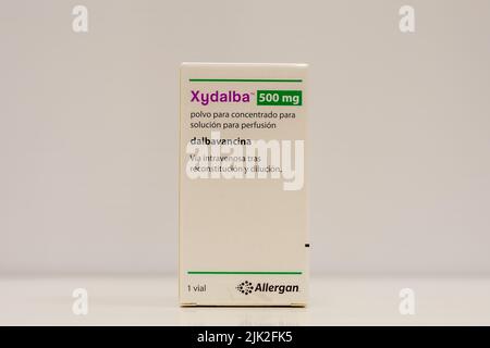 Dalbavancin glycopeptide antibiotic drug Stock Photo - Alamy