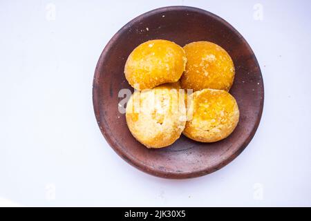 brown sugar or java sugar or palm sugar or gula jawa isolated on white ...