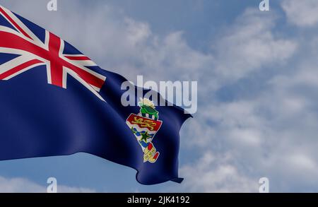 Flag of Cayman Islands, Fabric flag of Cayman Islands. Cayman Islands ...