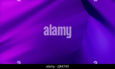 Colorful purple liquid reflective lines shapes - high tech digital ...