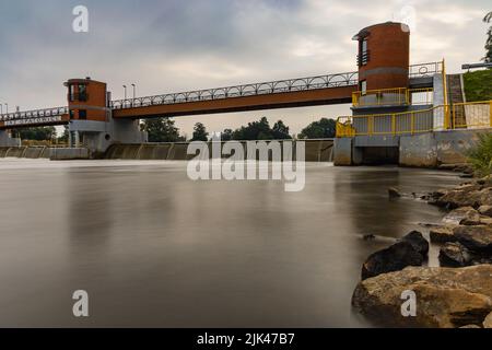 Wroclaw, Poland - July 18 2021: Beautiful morning after sunrise over ...