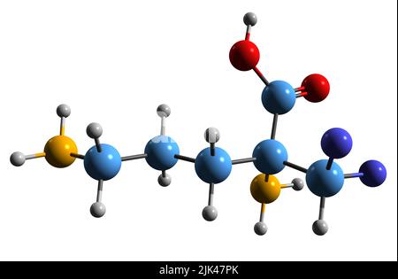 3D image of Nifurtimox skeletal formula - molecular chemical structure ...