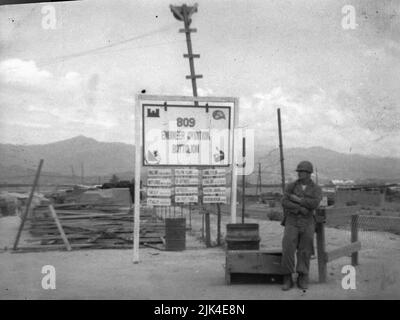 Korean War, American Army Engineers, 1950 Stock Photo - Alamy