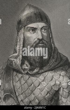 Rodrigo Díaz de Vivar (1043-1099), el Cid Campeador, caballero ...