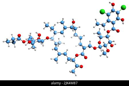 3d rendering of Gram positive bacteria have a thick peptidoglycan layer ...