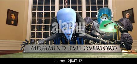 MEGAMIND,MINION, MEGAMIND, 2010 Stock Photo - Alamy