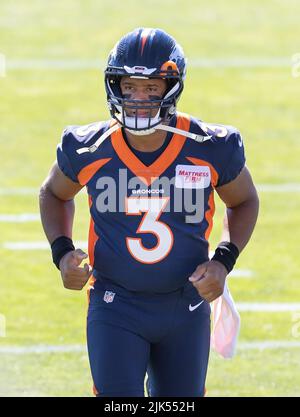 Englewood, Colorado, USA. 29th July, 2016. Denver Broncos QB PAXTON ...