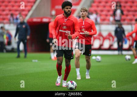 Sunderland's Ellis Simms during the Sky Bet Championship match at the ...