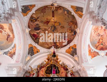 LINDAU, BAVARIA, GERMANY, JUNE 05, 2022 : Rococo and baroque decors in ...