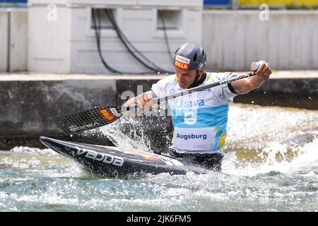 Augsburg, Germany. 31st July, 2022. Canoe/Slalom: World Championship ...