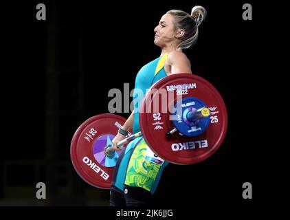 Australia’s Brenna Kean during the Women’s 59kg Final at The NEC on day ...
