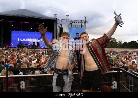 Newcastle, UK. 30th July, 2022. Scenes at Loosefest festival. Credit ...