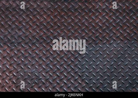Diamond steel metal sheet texture background Stock Photo - Alamy