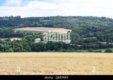 Autobahn A48 near Kaisersesch Stock Photo - Alamy