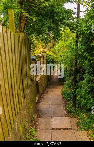Traditional houses at Bathwick Hill in Bath-the largest city in the ...