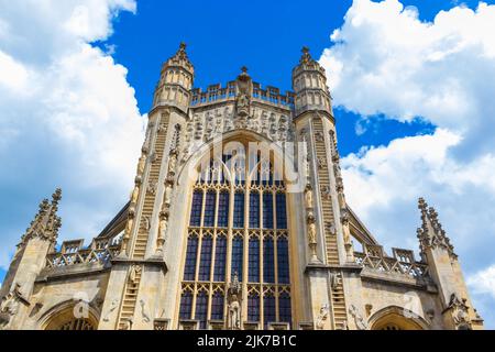 View of Bath Abbey-Late Medieval church with a Victorian Gothic ...
