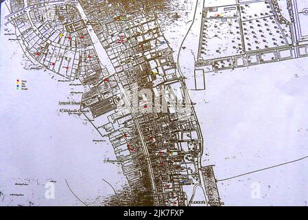 An old map of Whitby (North Yorkshire) district - A copy of Thomas ...