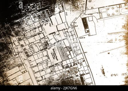 Whitby, North Yorkshire, old map of Whitby North Yorkshire in 1768 ...