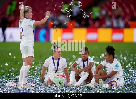 Lauren Hemp, Lucy Bronze, Nikita Parris, Demi Stokes UEFA Women's Euro ...