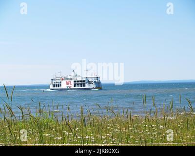 Northumberland Ferry at Wood Islands,PEI Stock Photo - Alamy