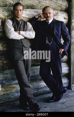 ANTHONY HOPKINS and BRAD PITT in LEGENDS OF THE FALL (1994), directed ...