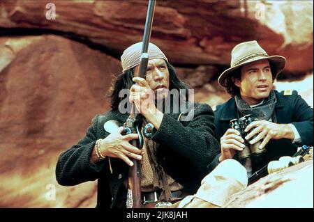 Wes Studi & Jason Patric Film Geronimo: An American Legend (1993 ...
