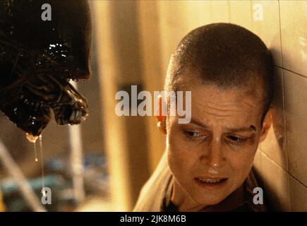 SIGOURNEY WEAVER in ALIEN 3 (1992), directed by DAVID FINCHER. Credit ...