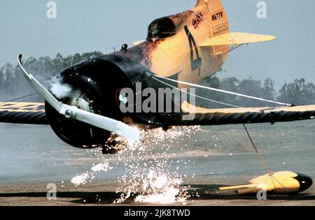 The plane crash scene from the movie shown on a studio tour at ...