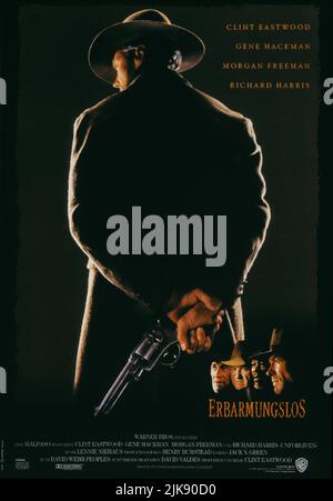 Morgan Freeman, Gene Hackman & Clint Eastwood Film: Unforgiven (USA ...