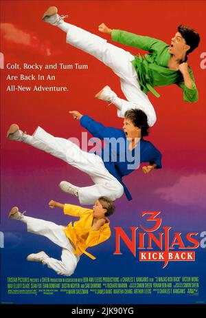 FOX,SLADE,POSTER, 3 NINJAS KICK BACK, 1994 Stock Photo - Alamy