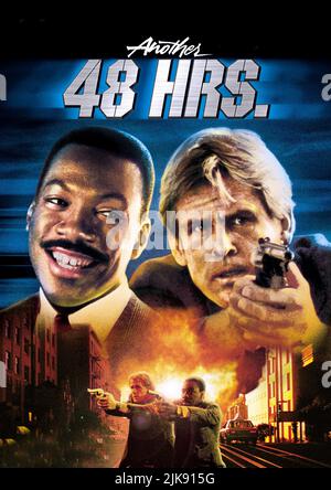 EDDIE MURPHY, NICK NOLTE POSTER, 48 HRS., 1982 Stock Photo - Alamy