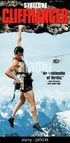 SYLVESTER STALLONE POSTER, CLIFFHANGER, 1993 Stock Photo - Alamy