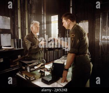 Malcolm Mcdowell & Leon Rippy Film: Moon 44 (GER 1990) Characters ...