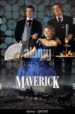 Maverick Maverick Bret Maverick (Mel Gibson), Zane Cooper (James Garner ...