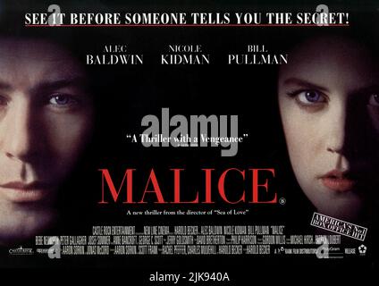 MALICE, Alec Baldwin, Nicole Kidman, 1993, ©Columbia Pictures/courtesy ...