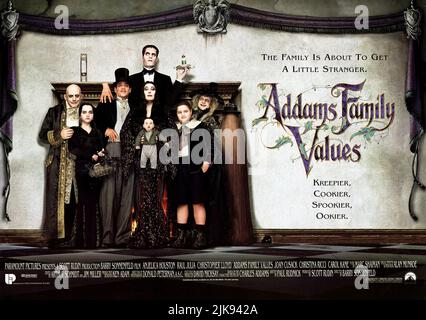 Addams Family Values poster Stock Photo - Alamy
