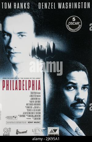 HANKS,POSTER, PHILADELPHIA, 1993 Stock Photo - Alamy