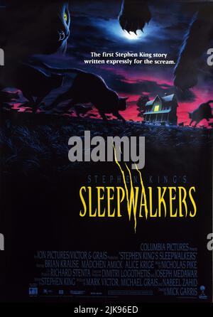 SLEEPWALKERS -1992 POSTER Stock Photo - Alamy