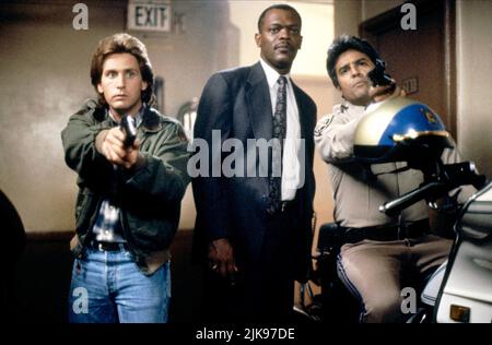 JACKSON,ESTEVEZ, LOADED WEAPON 1, 1993 Stock Photo - Alamy