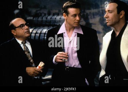 DANNY DEVITO, SIMON BAKER, KEVIN SPACEY, L.A. CONFIDENTIAL, 1997 Stock ...