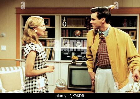 LAURA LINNEY, JIM CARREY, THE TRUMAN SHOW, 1998 Stock Photo - Alamy