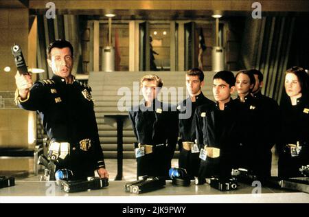 SYLVESTER STALLONE in JUDGE DREDD (1995), directed by DANNY CANNON ...