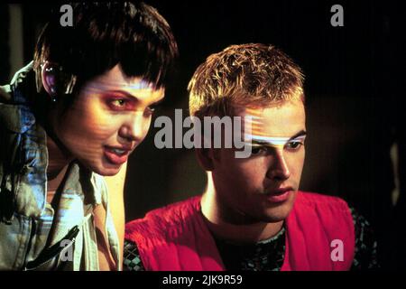 Film Still from "Hackers" Angelina Jolie © 1995 MGM File Reference ...